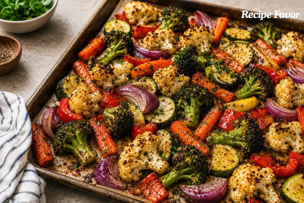 Roasted Vegetable Du Jour Recipe for Restaurant Flavor